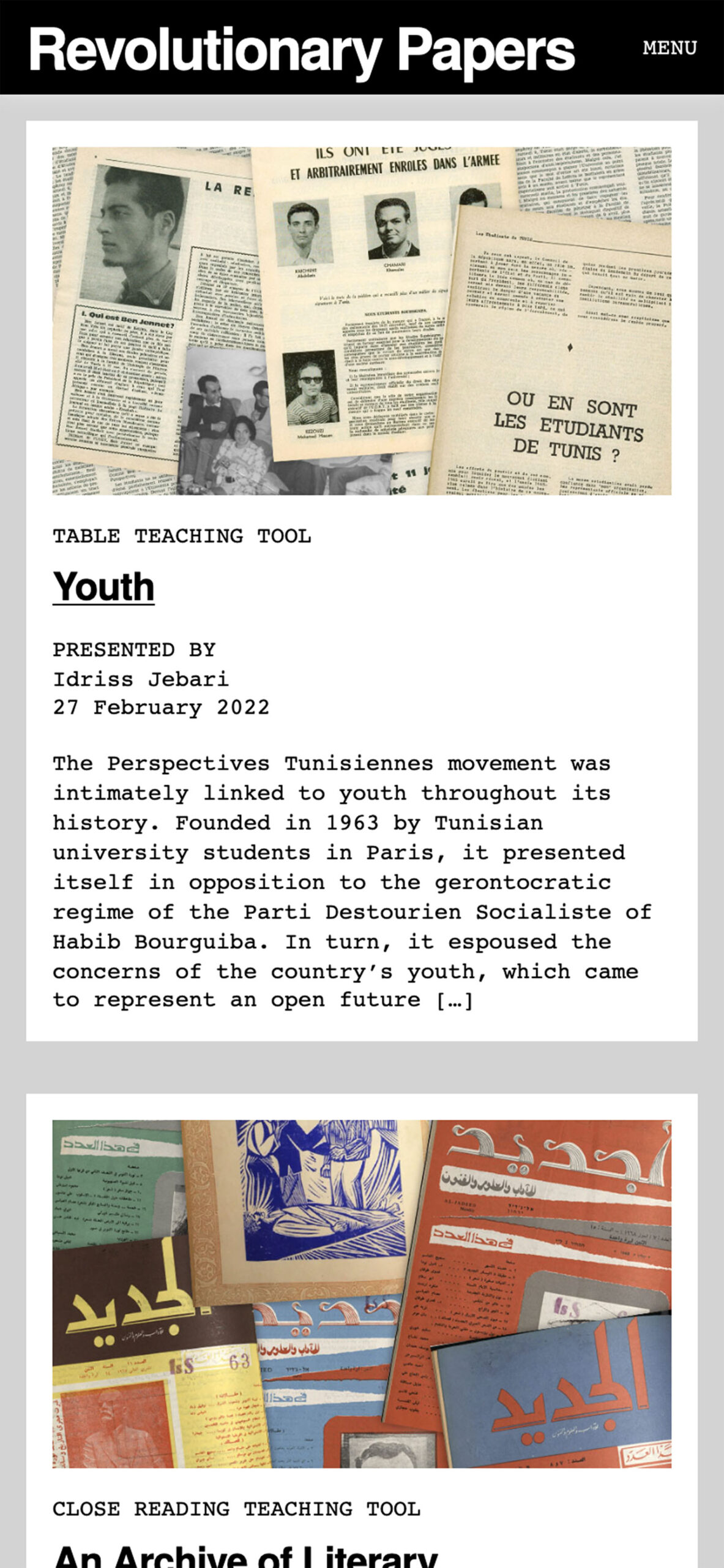 Revolutionary Papers – Rectangle